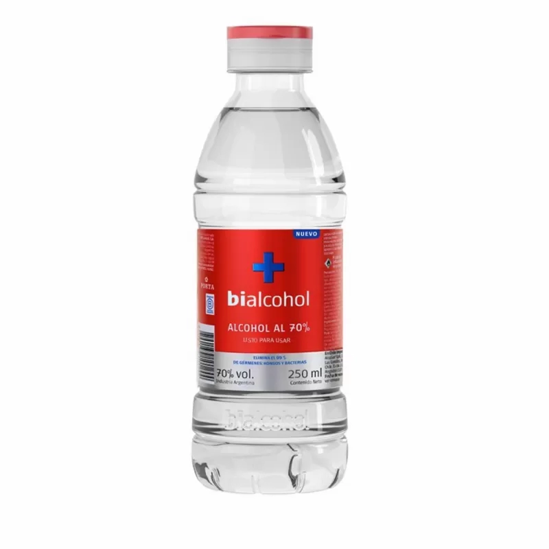 Bialcohol Alcohol Etilico 70° 250 ml - Tienda Sancor Salud